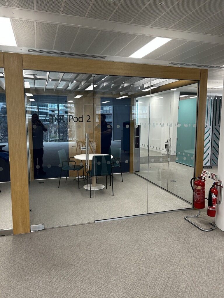 Connection Rooms Glazed Office Booth