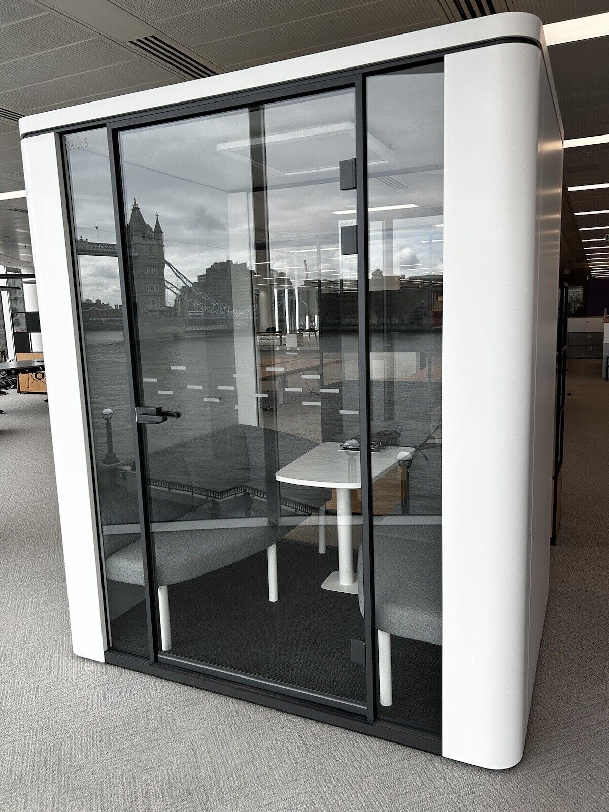 Sedus cube se privacy booth , seats Up To 4 people 2m Wx 1.5m D In ...