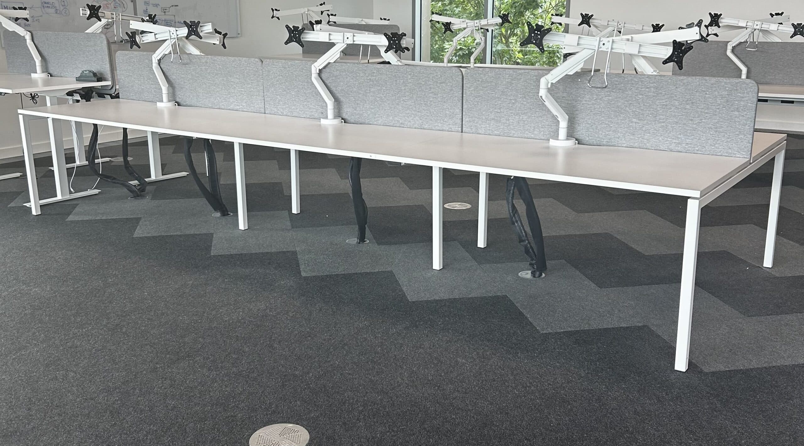 Narbutas Bench Desks Nova U 1.4M x 0.8M - The Office Chair Man