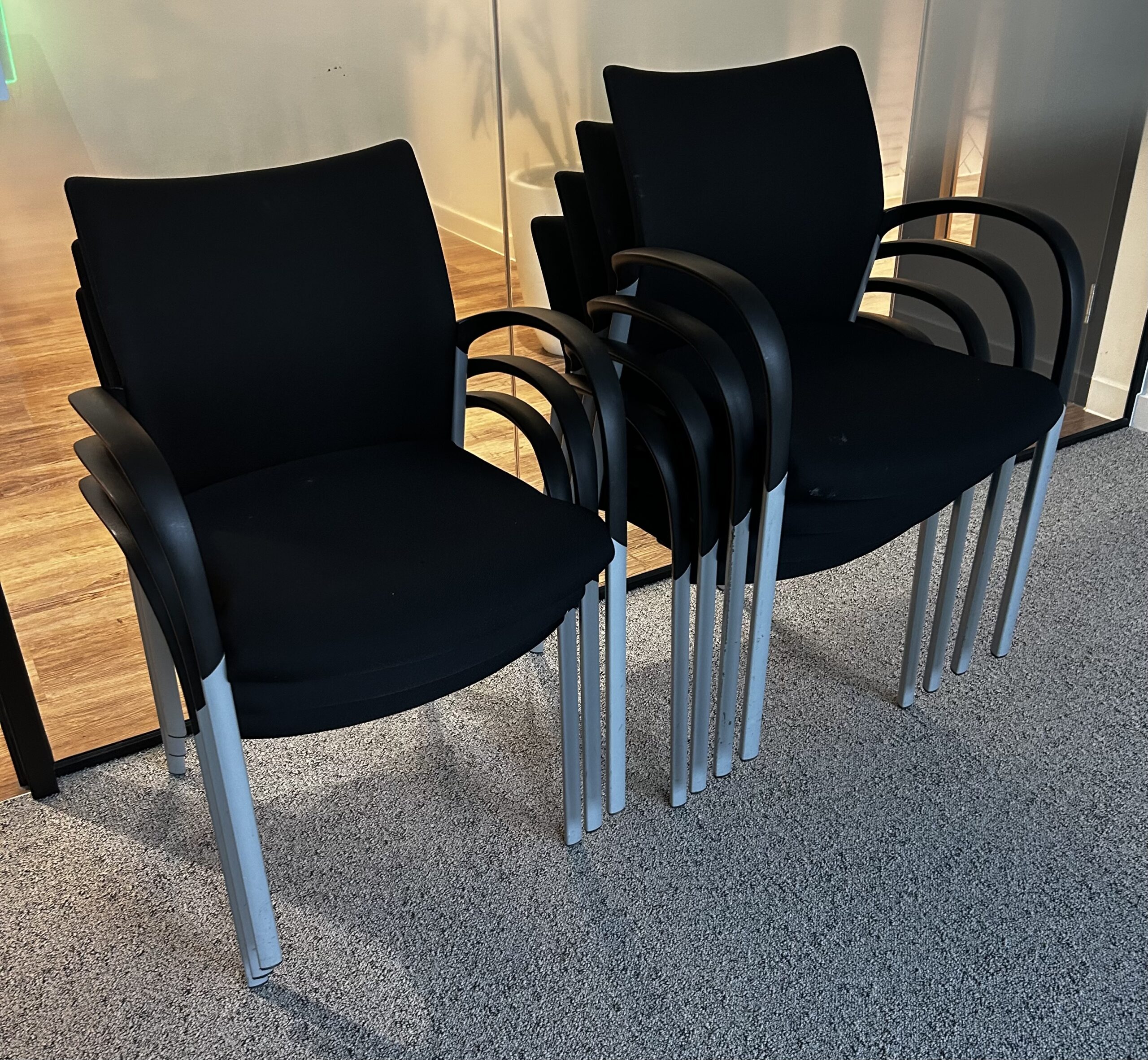 Senator Trillipse Stacking Chairs | Havana Black