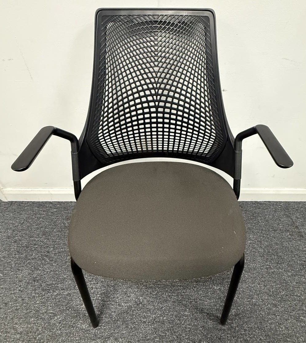 Herman Miller Sayl Triflex 4 Leg Stacking Conference Chair Grey - The ...